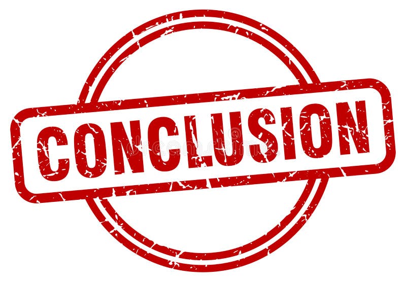 Conclusion Stamp. Conclusion Round Grunge Sign Stock Vector ...