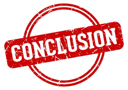 Conclusion stamp stock vector. Illustration of conclusion - 347741845