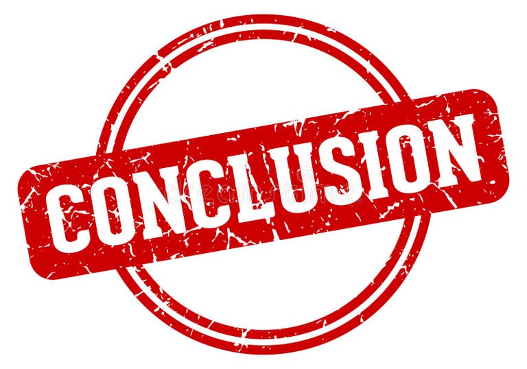 Conclusion stamp stock vector. Illustration of conclusion - 347741845