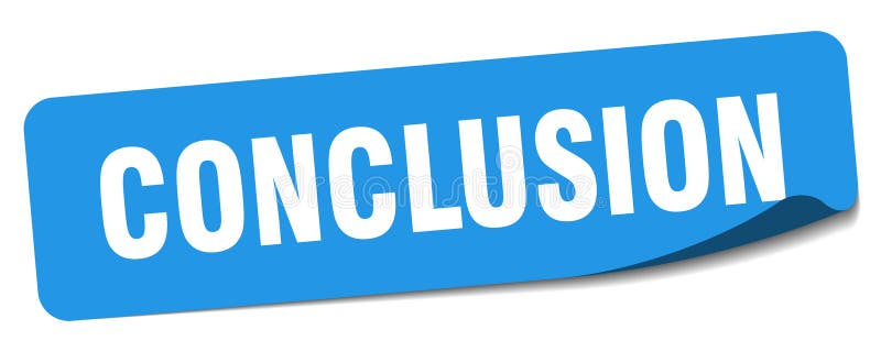 Conclusion Sticker Stock Illustrations – 600 Conclusion Sticker Stock ...