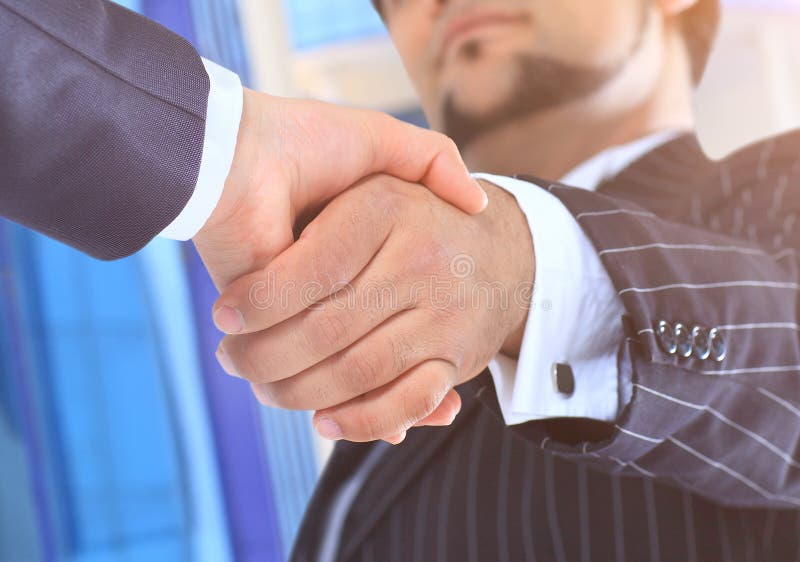 The conclusion Handshake. stock image. Image of opponent - 30533735