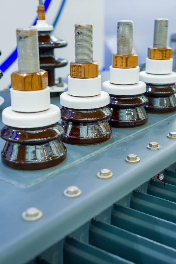 Conclusions High Voltage Electrical Transformer. Power Contacts and ...