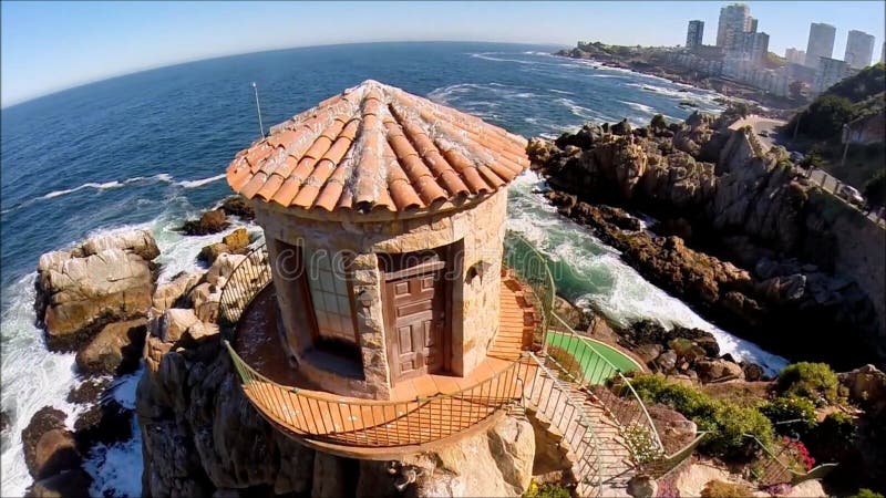 Concon beach in Chile stock photo. Image of santiago - 89147168