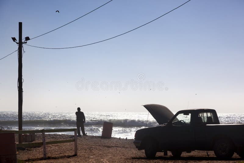 Concon beach. Chile editorial stock photo. Image of extreme - 81228518