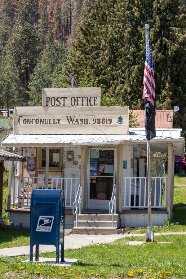 Historic Post Office Building Editorial Stock Image - Image of local ...