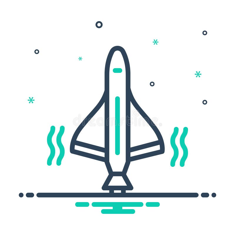 Mix Icon for Concord, Fuselage and Plane Stock Vector - Illustration of ...