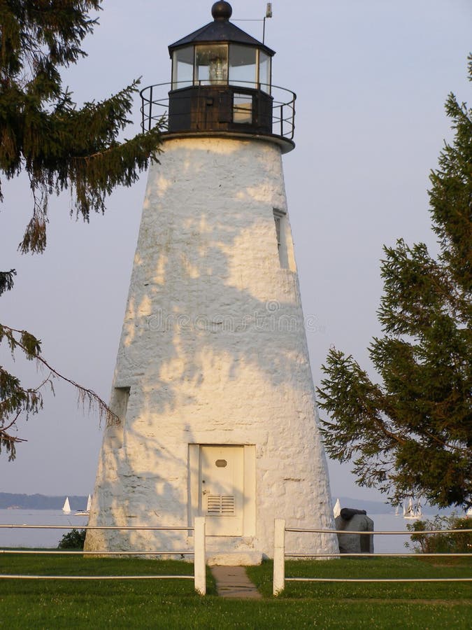 Concord Point Lighthouse in Havre De Grace, Maryland Stock Image ...