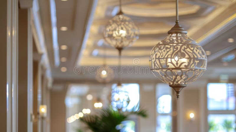 The Concourse is Decorated with Beautiful and Intricate Light Fixtures ...