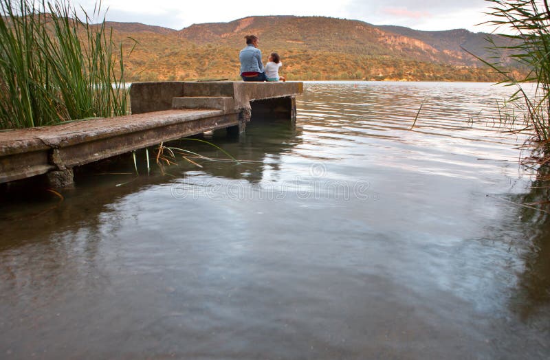 Concret pier landscape stock image. Image of beautiful - 45949809