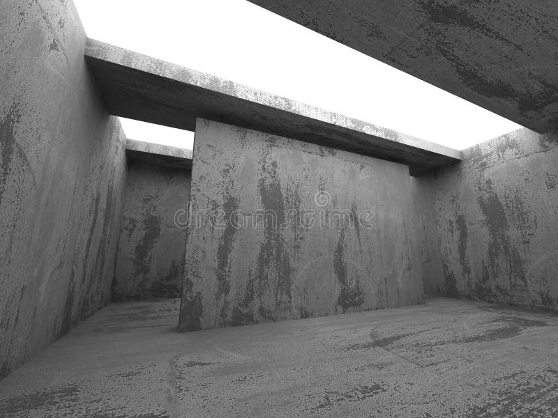 Concrete Abstract Architecture Background. Urban Construction Stock ...
