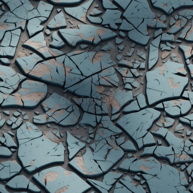 Concrete with an Abstract, Uneven Pattern. Infinite, Seamless ...