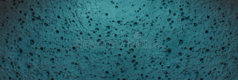 Concrete Abstract Wall with Air Holes Illuminated by Blue Light Stock ...