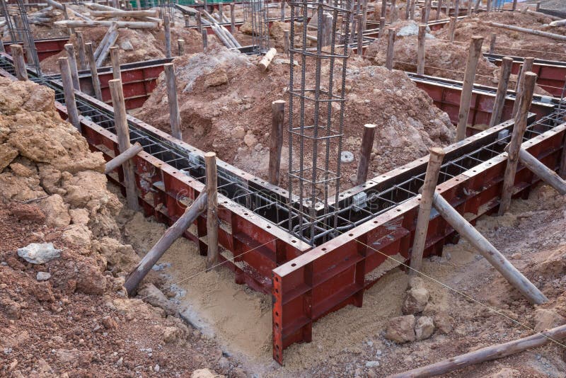 Concrete beam stock image. Image of concrete, engineering - 14635063