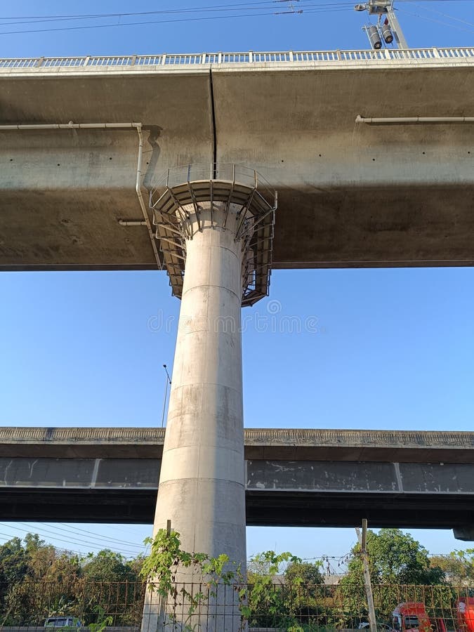 Concrete is the Beautiful Sky Support Stock Image - Image of support ...