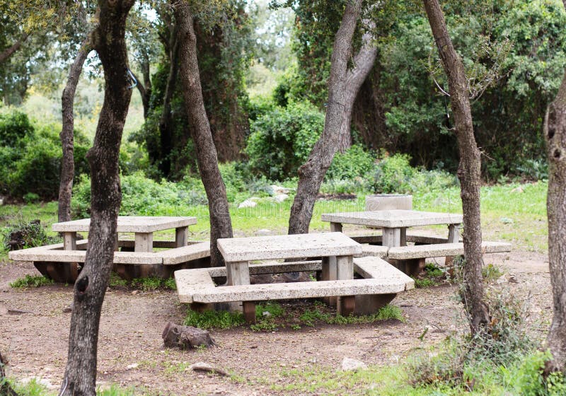 175 Concrete Picnic Tables Stock Photos - Free & Royalty-Free Stock ...