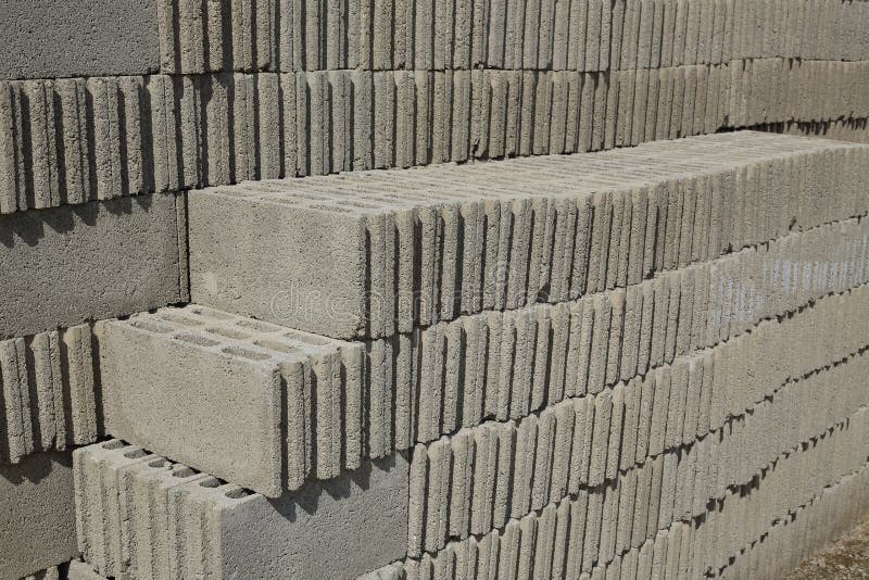 Concrete block stock image. Image of exterior, mason - 97652835