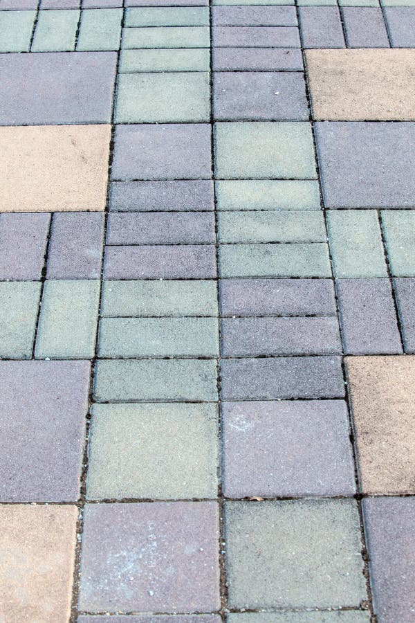 Concrete block pathway stock image. Image of interlocking - 57806019