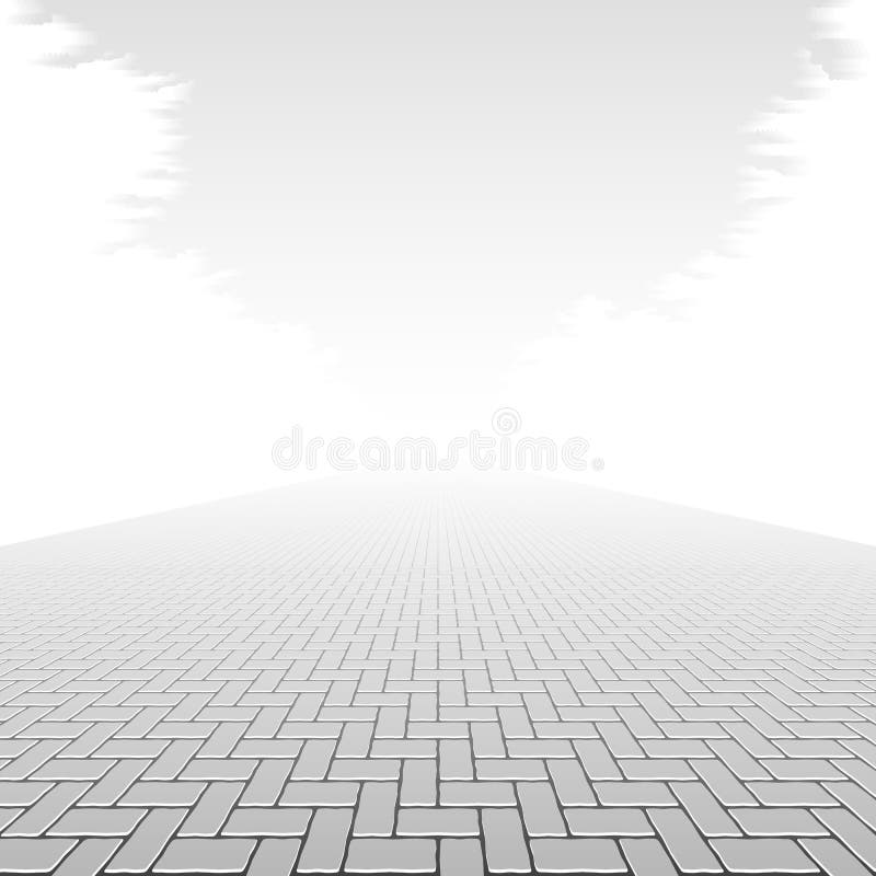 Concrete block pavement stock vector. Illustration of structure - 33389842