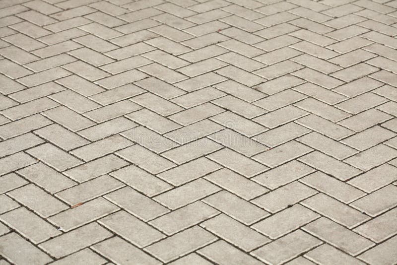 Concrete Block Pavement Texture Stock Photo - Image of full, closeup ...