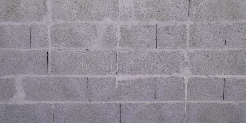 Concrete Block Wall Grey Cement Floor Background Web Banner Header ...