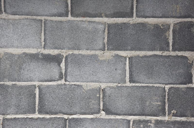 Texture of Concrete Block Wall Stock Image - Image of built, building ...