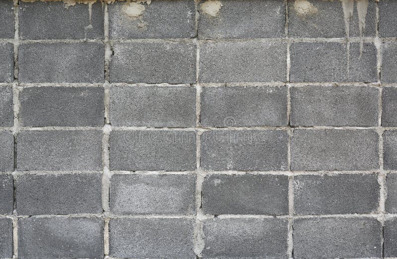 Concrete Block Wall Texture and Background Seamless Stock Photo - Image ...