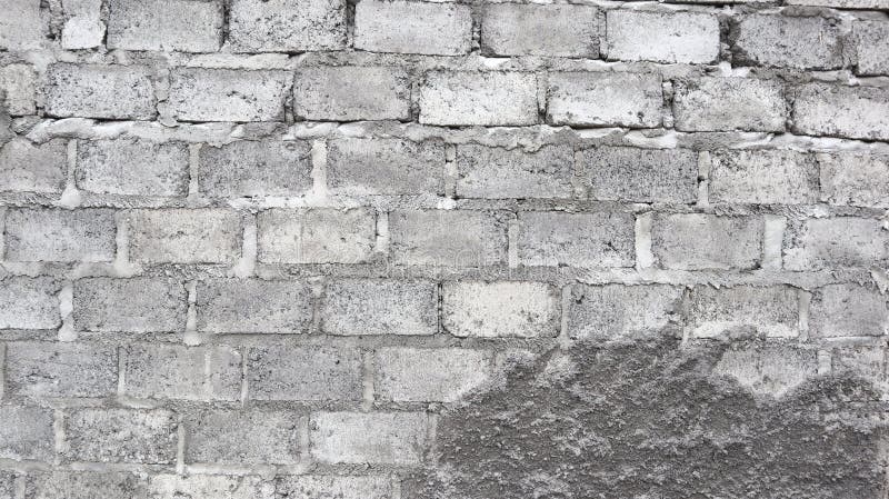 Concrete Block Wall Texture Can Be Called a Batako Wall Stock Image ...