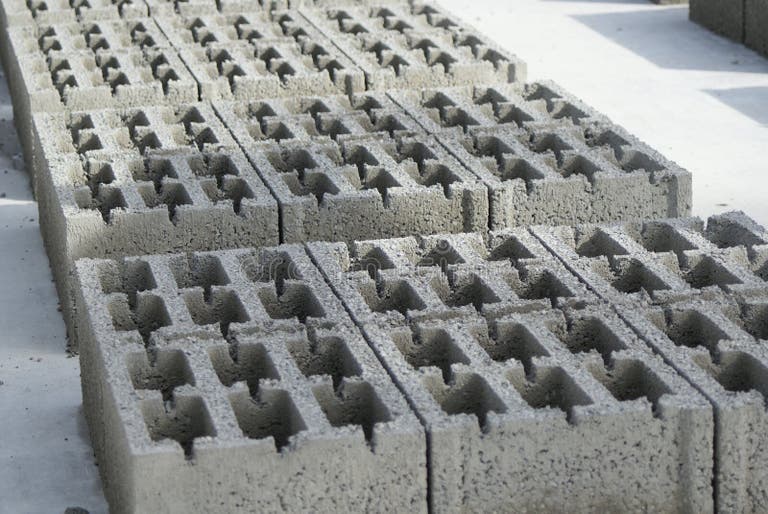 Concrete blocks stock image. Image of embed, strength - 4291727