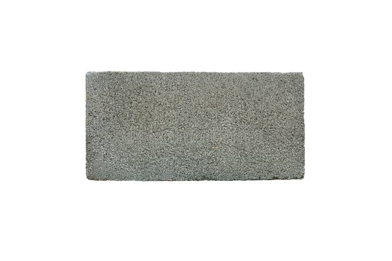 Isolated Rectangular Concrete Blocks Cutout on White Background ...