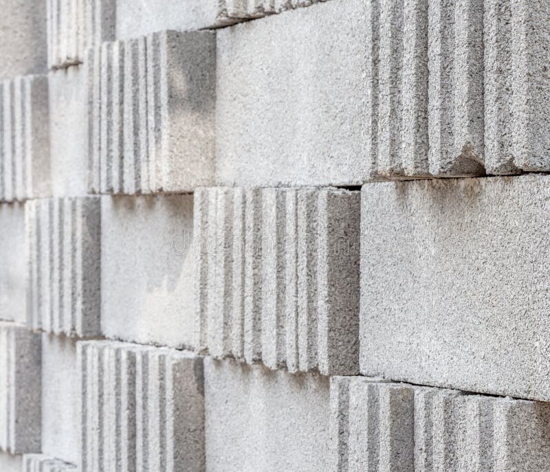 Concrete blocks stock photo. Image of industrial, built - 34397328