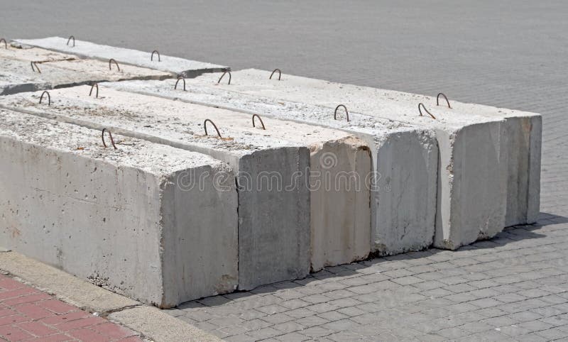Concrete Blocks for Construction Stock Photo - Image of construction ...