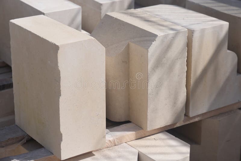 Concrete Blocks on a Construction Site, Details of Building Materials ...