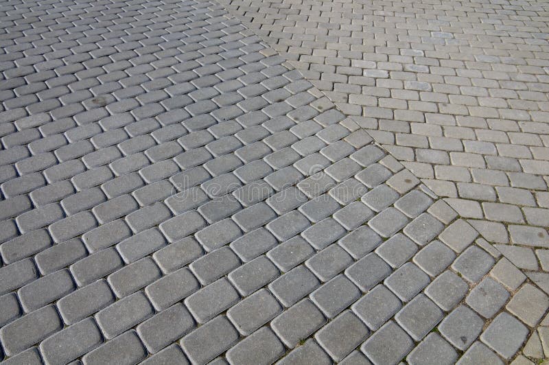 Concrete blocks pavement stock image. Image of pavement - 11406005