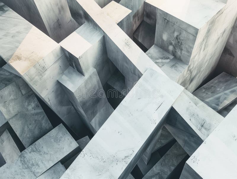Concrete Blocks Side by Side Stock Image - Image of gray, urban: 376892077