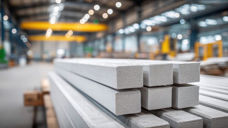 Gray Concrete Surface Blurred Industrial Factory Background Stock ...