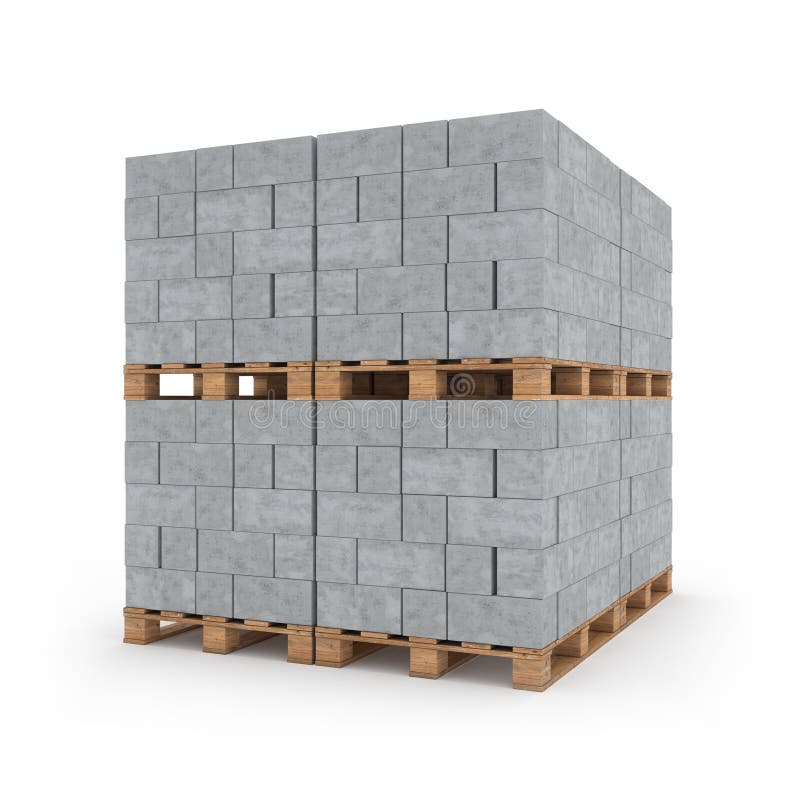 Concrete Blocks Pallet Stock Illustrations – 110 Concrete Blocks Pallet ...