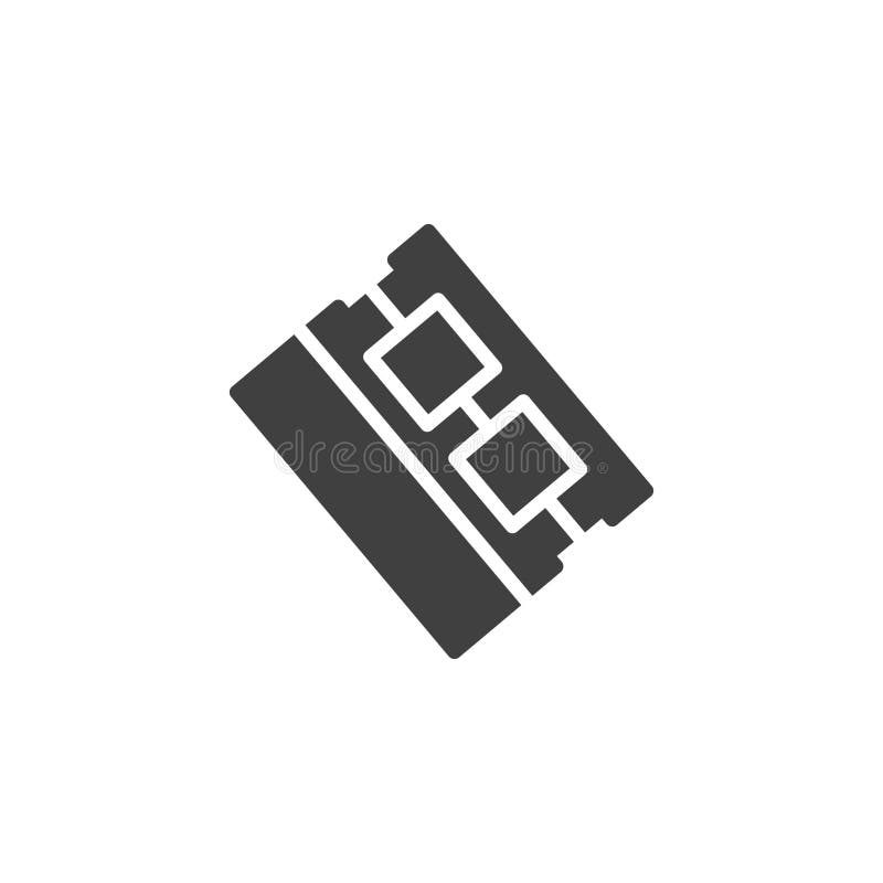 Concrete brick vector icon stock vector. Illustration of single - 291352987