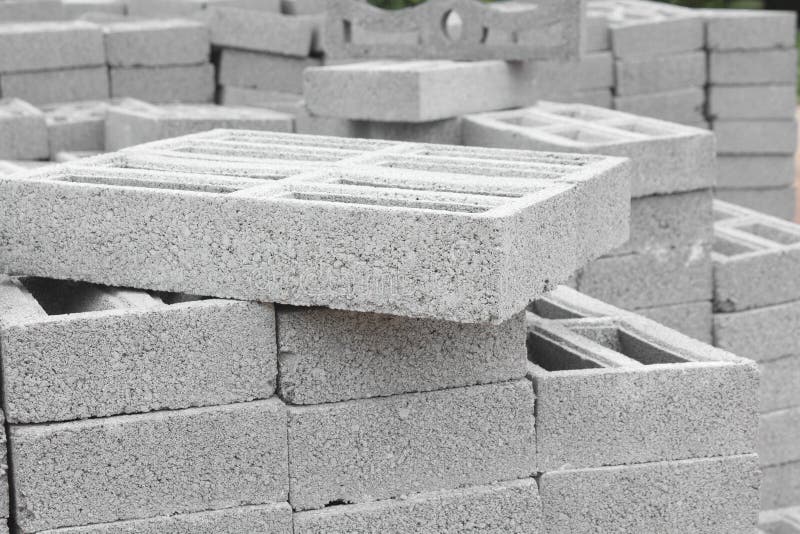 Concrete Bricks stock image. Image of concrete, industry - 23799461