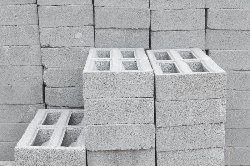Concrete blocks stock photo. Image of built, mason, site - 5921156