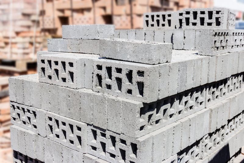 Concrete bricks stock photo. Image of quartz, environmentally - 56008628