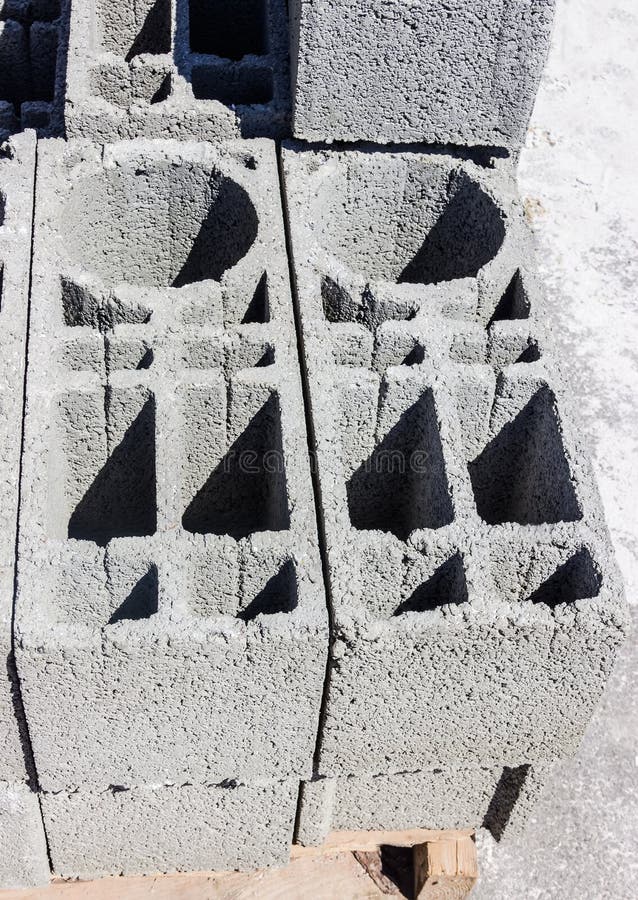 Concrete bricks stock image. Image of construction, house - 56008497