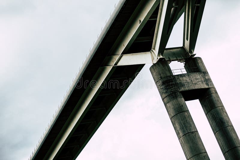 Architecture Detail of a Concrete Bridge with Arches Stock Photo ...