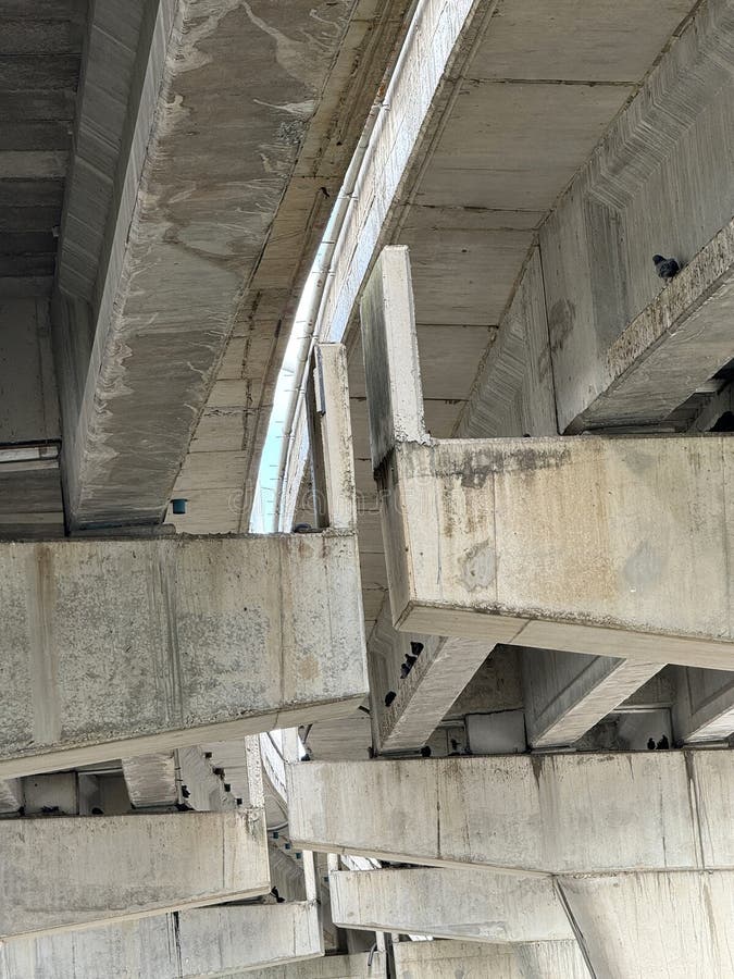 Concrete Bridge Construction Detail Stock Image - Image of industry ...