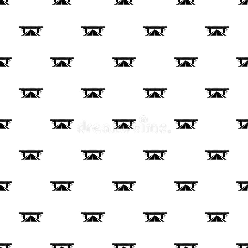 Concrete Bridge Icon, Simple Black Style Stock Vector - Illustration of ...