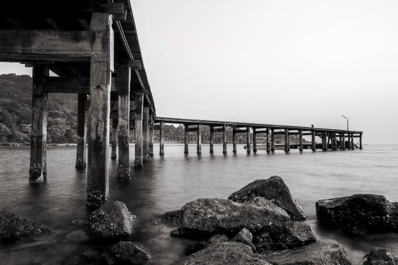 Concrete bridge pier stock image. Image of pier, seascape - 43295755
