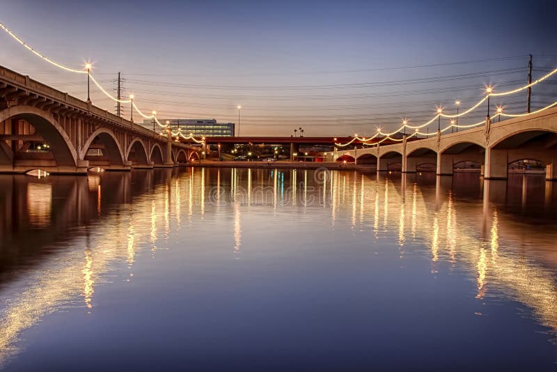 Tempe Arizona Bridge stock photo. Image of scottsdale - 18959058