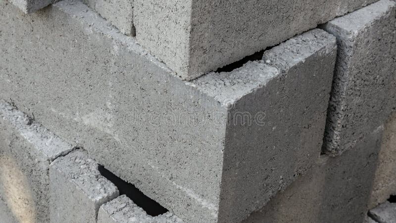 Concrete building blocks stock video. Video of heap - 274459541