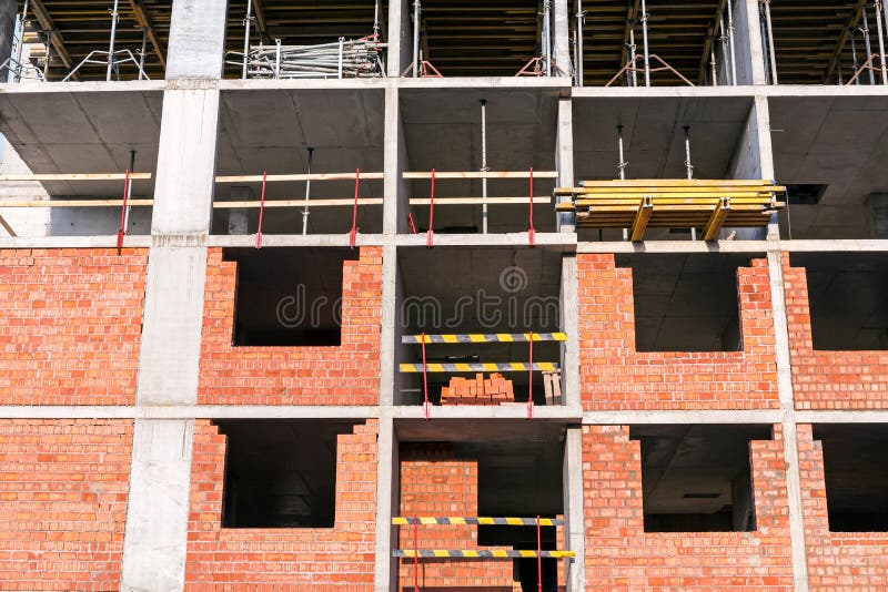 Concrete building under stock image. Image of beam, growth - 41878847