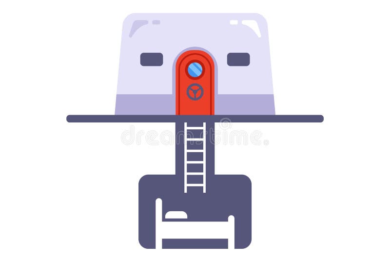Concrete Bunker Icon in Case of Nuclear War. Stock Vector ...