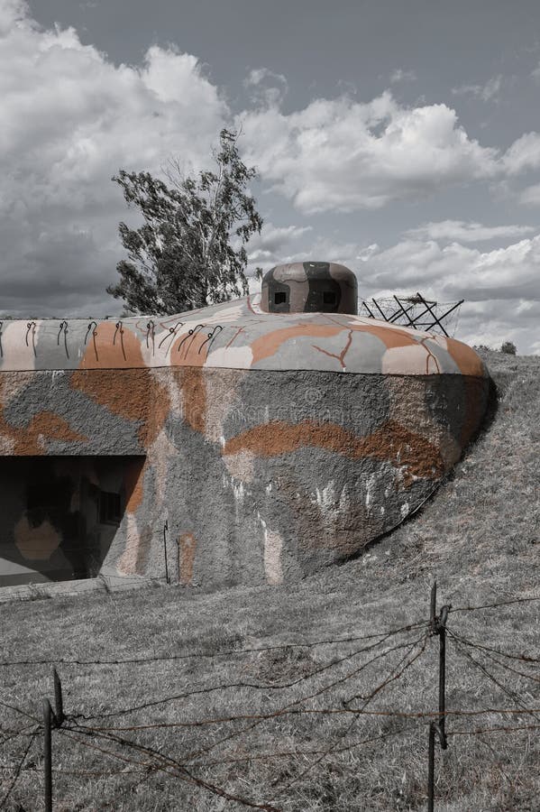 A Concrete Bunker that Was Part of the Czechoslovak Fortifications ...